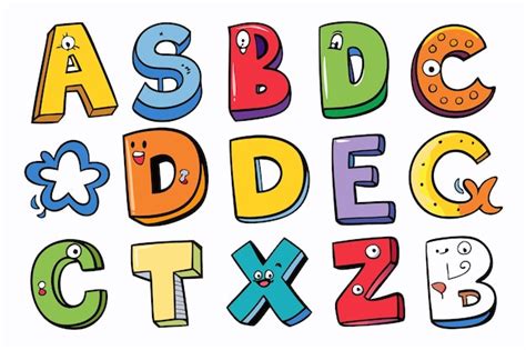 Colorful Letter Doodle Premium Ai Generated Vector