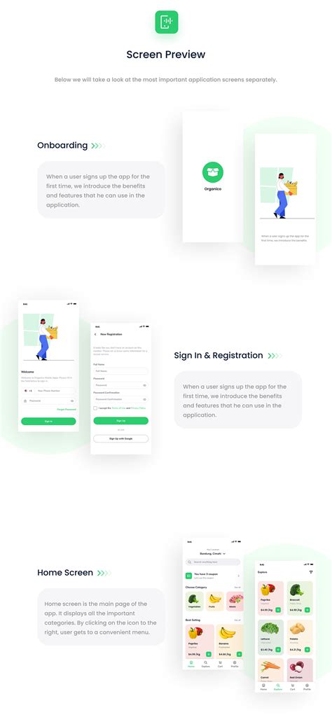 Grocery And Food Ordering Mobile App Ux Ui Design Figma Behance