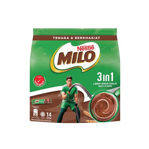 Milo 3 In 1 Activ Go 14 X 33g Nourishing Energy
