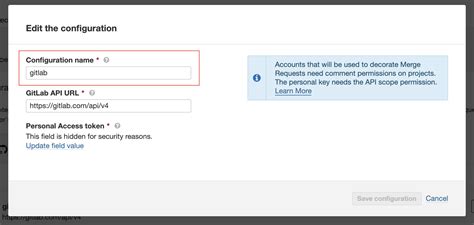unable to create a configuration for gitlab on sonarqube sonarqube server community build