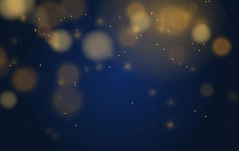 추상 마법의 Bokeh 조명 효과 배경 프리미엄 벡터