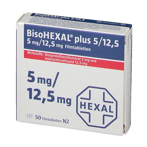 Bisohexal® Plus 5 12 5 50 St Mit Dem E Rezept Kaufen Shop Apotheke
