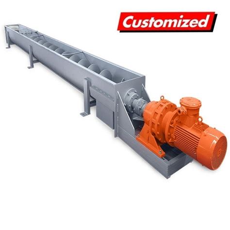 Food Beverage Oem Custom Screw Auger Conveyor Linear Vibrating Powder