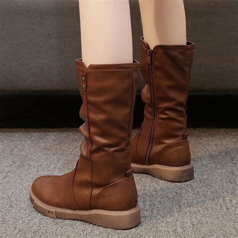 Teacher Appreciation Ts Axxd Low Heeled Mid Calf Bootswinter Soft