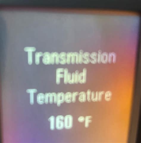 Transmission Fluid Temp Rchevy