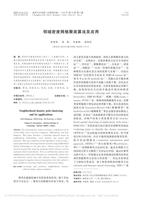 Pdf Neighborhood Density Grid Clustering And Its Applications