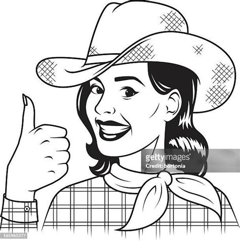Cowgirl Pattern High Res Illustrations Getty Images