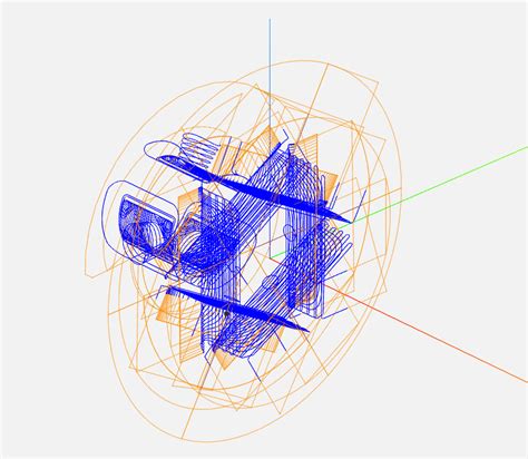 Probe Basic 4th Axis Plot Linuxcnc