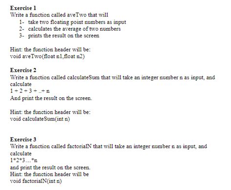 Solved Exercise 1 Write A Function Called Avetwo That Will