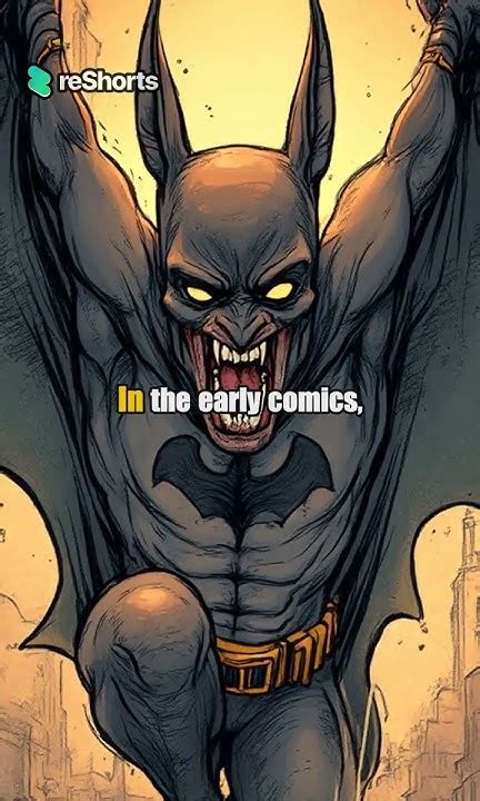 The Surprising Reason Behind Batmans Pointy Ears Youtube