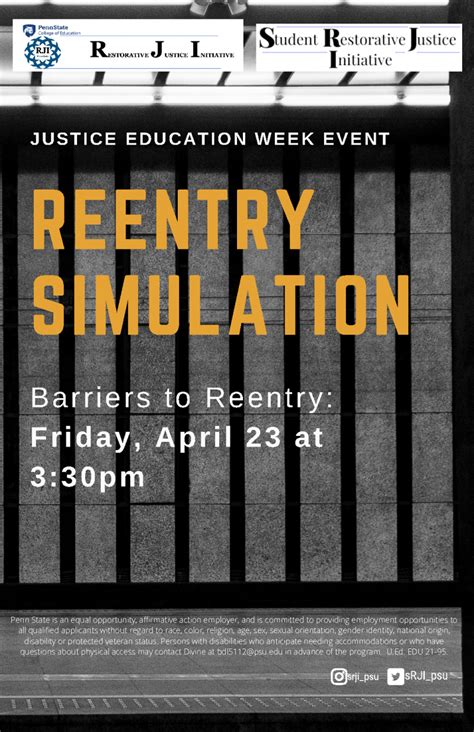 reentry simulation penn state college of education