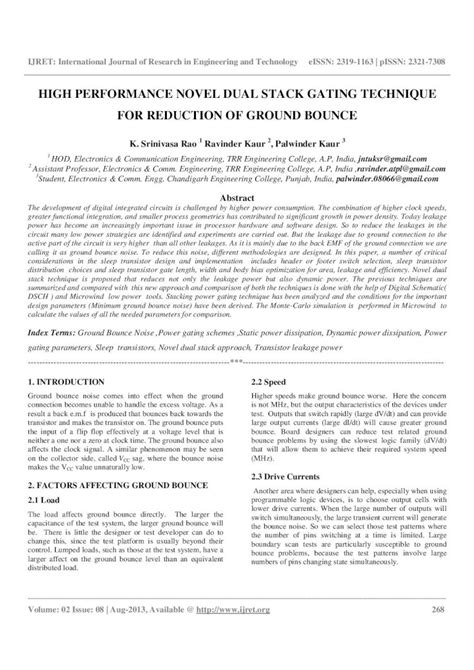 pdf high performance novel dual stack gating technique dokumen tips