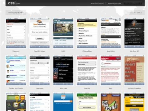 Swissmiss IPhone CSS Design Gallery