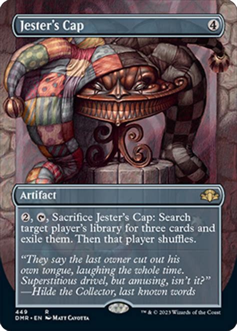 Jesters Cap Borderless Dominaria Remastered Magic The Gathering