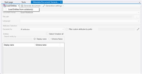 Metadata Document Generator