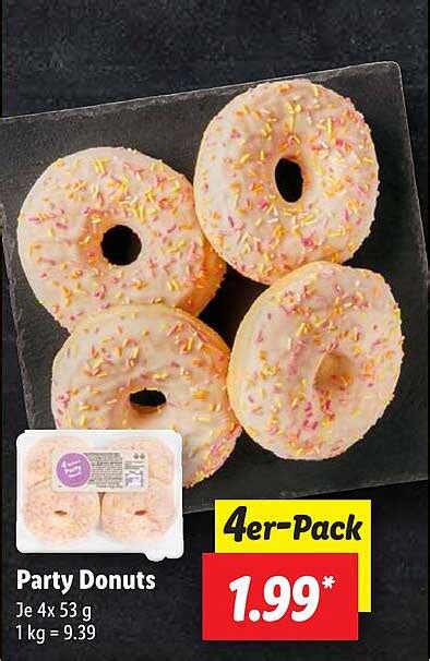 Party Donuts Angebot Bei Lidl