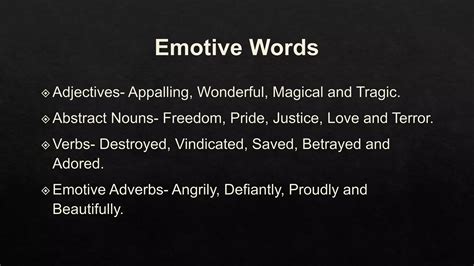 Emotive Language Pptx