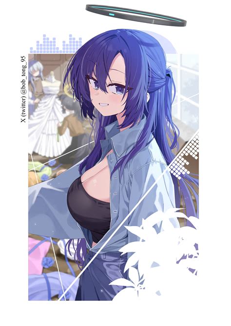 Yuuka Noa And Hibiki Blue Archive Drawn By B T Boob Tong Danbooru