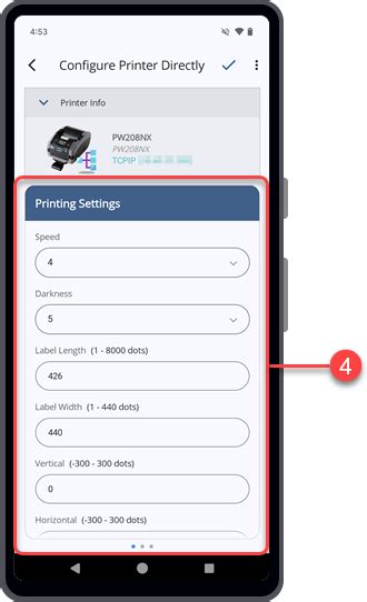 Configuring Printer Directly