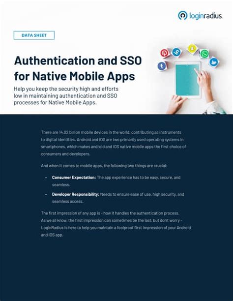 Loginradius Guide To Authentication And Sso For Native Mobile Apps Pdf