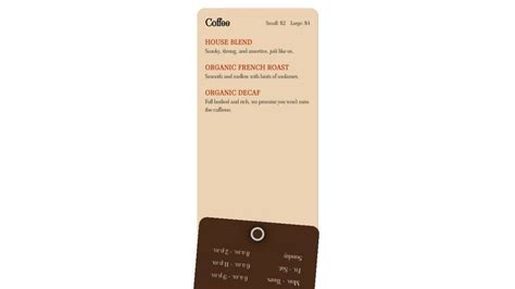 Menu Layout Codepen Challenge