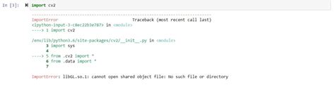 Opencv Importerror In Jupyter Notebook On Azure Virtual Machine Any