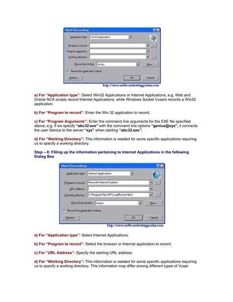 Hp Load Runner Tutorial 1 How Do We Record An Application Using Load Runner Doc