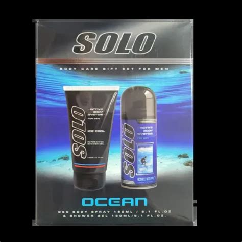 Solo Set Men Ocean Deo 150mlgel Dus 150ml Lucidiusmarket