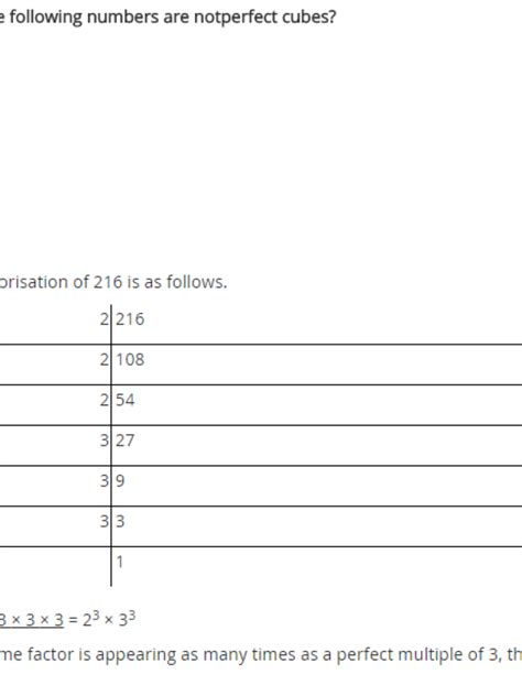 Ncert Solutions For Class 8 Maths Chapter 7 Cubes And Cube Roots Cbse Labs