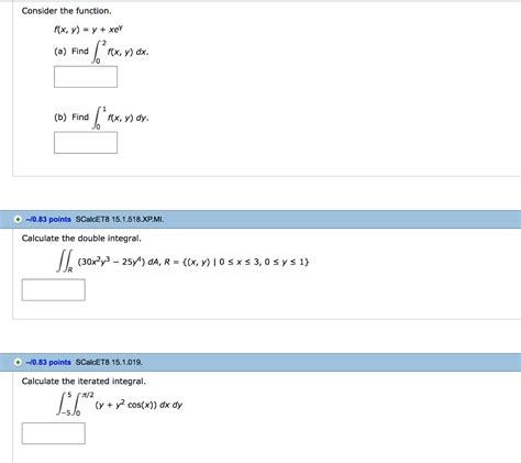 solved consider the function rx y y xey a findf x