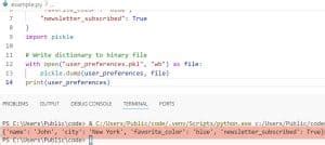 How To Write A Dictionary To A File In Python