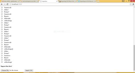 Ruby Can Not Export A Csv File Through A Rail Application Stack Overflow
