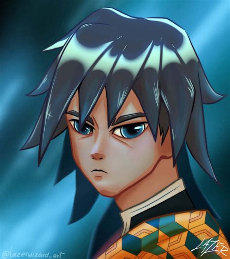 Tomioka Giyu Fanart By Lazerwizardart On Deviantart