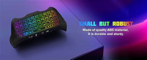 Timovo Multi Color Rgb Backlight Keyboard For Ps5 Controller Wireless Bluetooth Keypad Chatpad