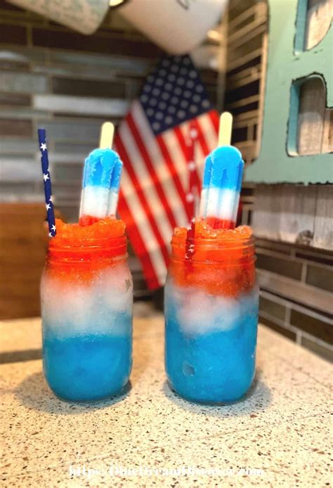 Easy Frozen Bomb Pop Cocktail Recipe Dine Dream Discover
