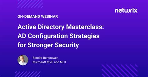 Bárbara L On Linkedin Netwrix Webinar Active Directory Masterclass