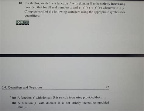 solved 10 in calculus we define a function f with domain r