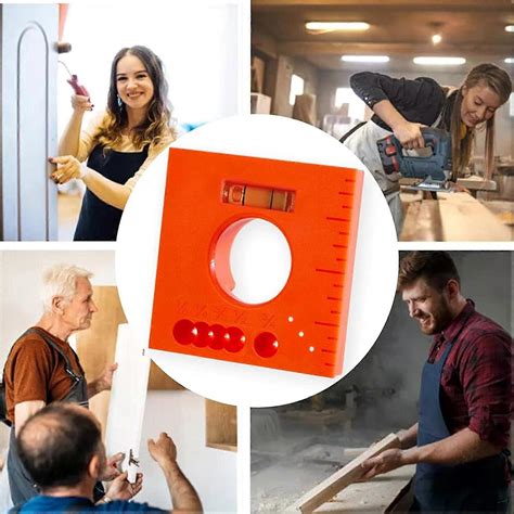 Carpenters Square With Spirit Level Multi Functional Diy Carpenters