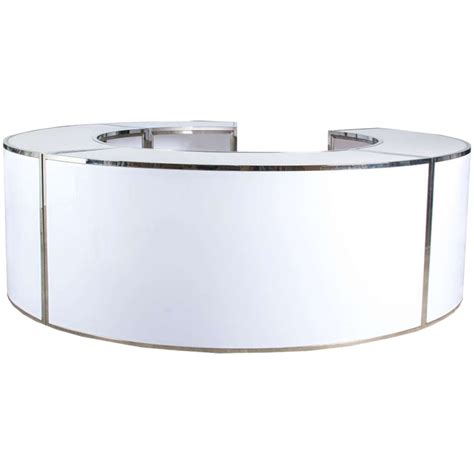 Gala Plexi Bar 14 Round White Chrome