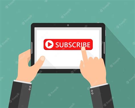 Premium Vector | Click to subscribe button icon vector illustration