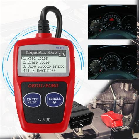 Hvxrjkn Obd2 Scanner Car Fault Code Reader Engine Diagnostic Tool For