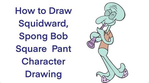 How To Draw SpongeBob Squidward Character Drawing Time Lapse Spongebob Drawings