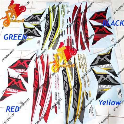 Yamaha Lc 135 V2 V3 V4 V5 V6 V7 Sticker Body Sticker Stripe Lc 135 Mx