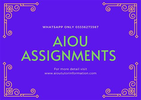 AIOU Solved Assignment FA Code 357 Spring 2023