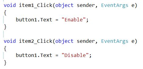 เขยนโปรแกรม Contextual Menu กบปมใน C Windows Form pStudioDev Developmemt Team