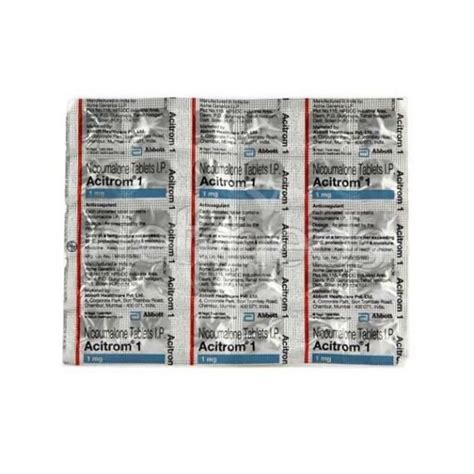 Acitrom 1 Supplier In India Jindal Medical Store