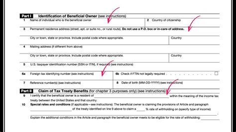 Form W 8ben Explained Cutting Us Dividend Tax To 15