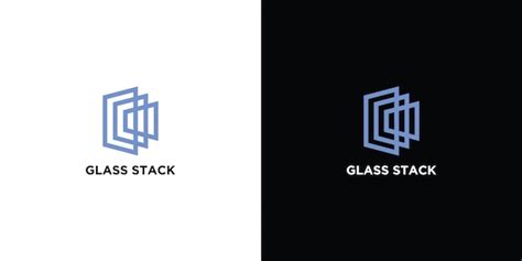 Premium Vector Minimalist Glass Industry Logo Design