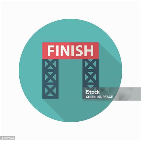 배너 아이콘 벡터 플랫 롱 섀도우 디자인 완료 레이싱 콘 기업 재무와 산업에 대한 스톡 벡터 아트 및 기타 이미지 기업 재무와 산업 배경 주제 벡터 Istock