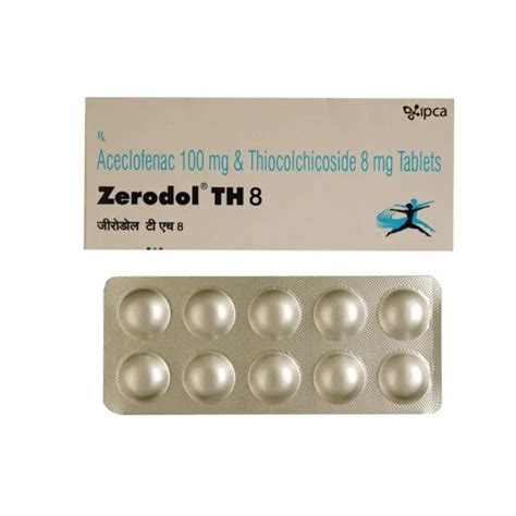 Zerodol Th 8 Tablet Strength 100mg At ₹ 374 85 Box In New Delhi Id 2854527558155